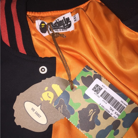 Bape | Jackets & Coats | Rare Varsity Bape Jacket | Poshmark